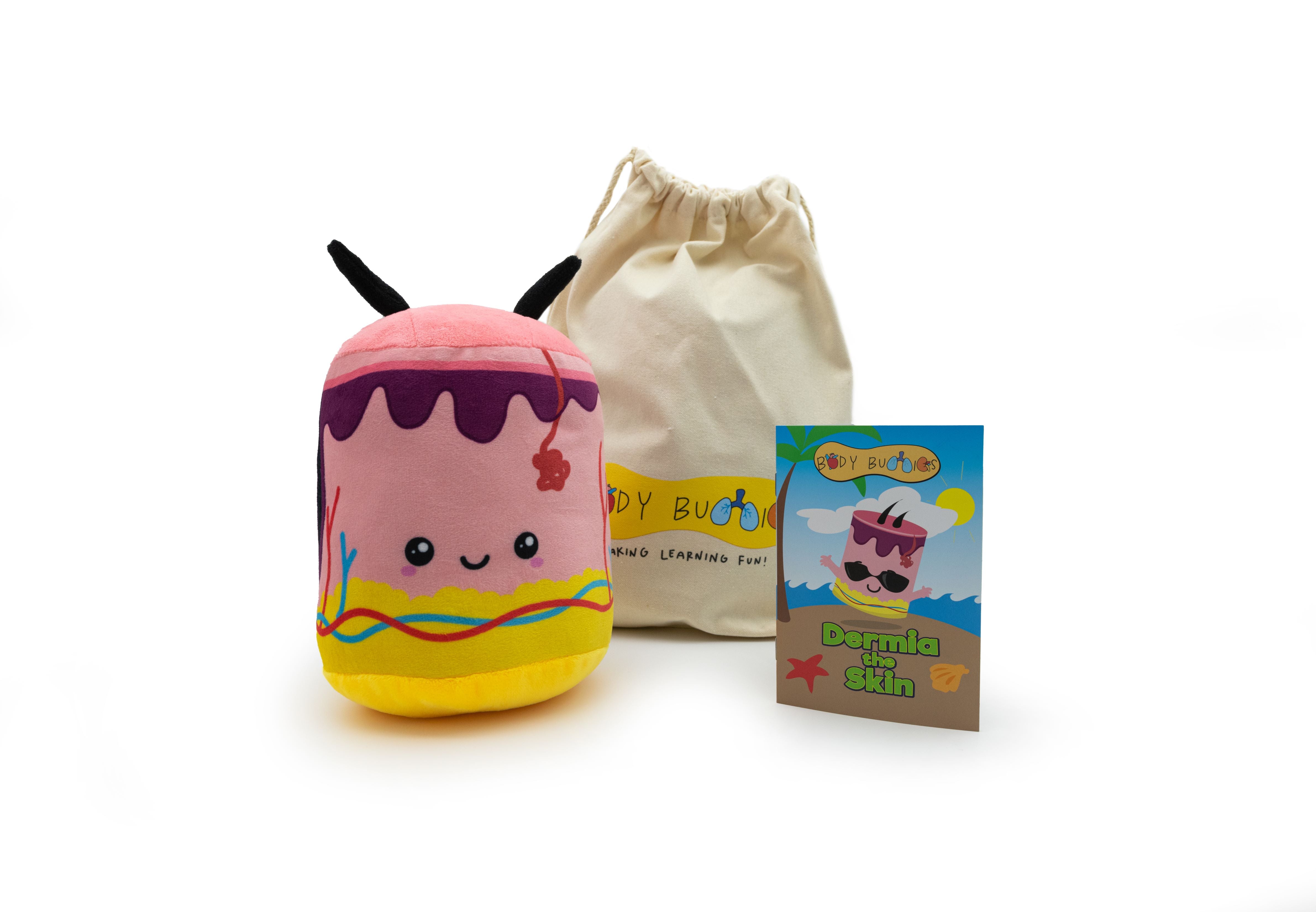 Dermia the Skin Plushie – Body Buddies Australia