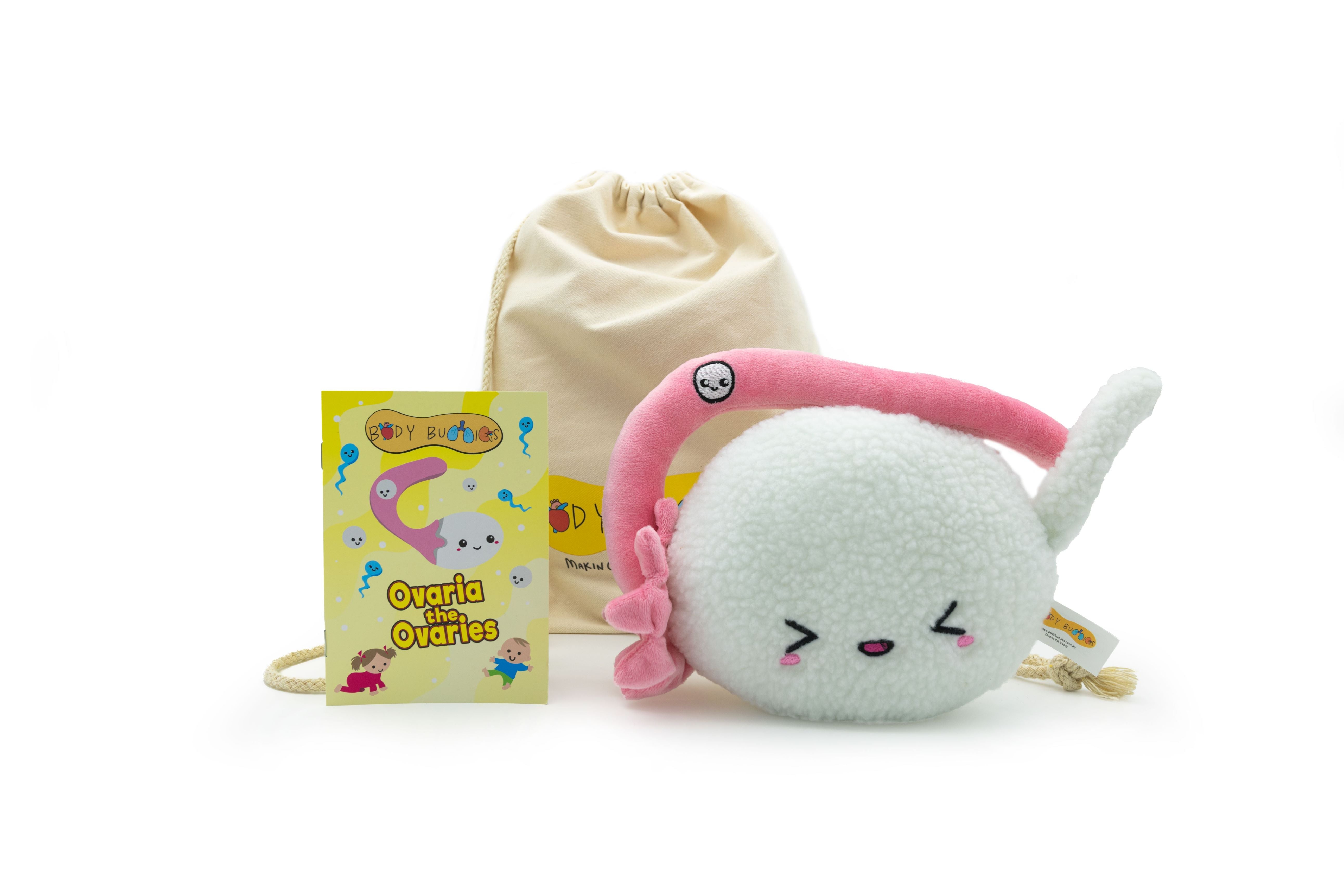 Ovaria the Ovary Plushie – Body Buddies Australia