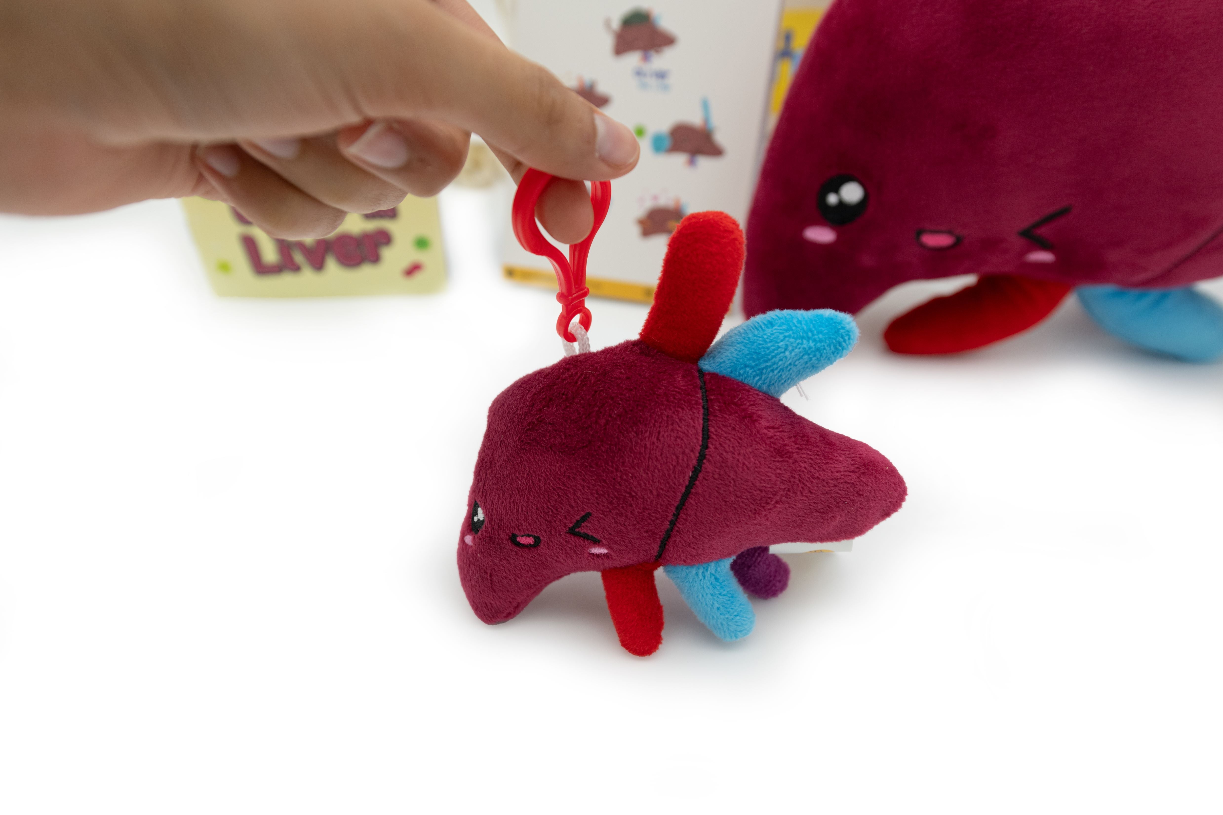 Oliver the Liver Keychain – Body Buddies Australia