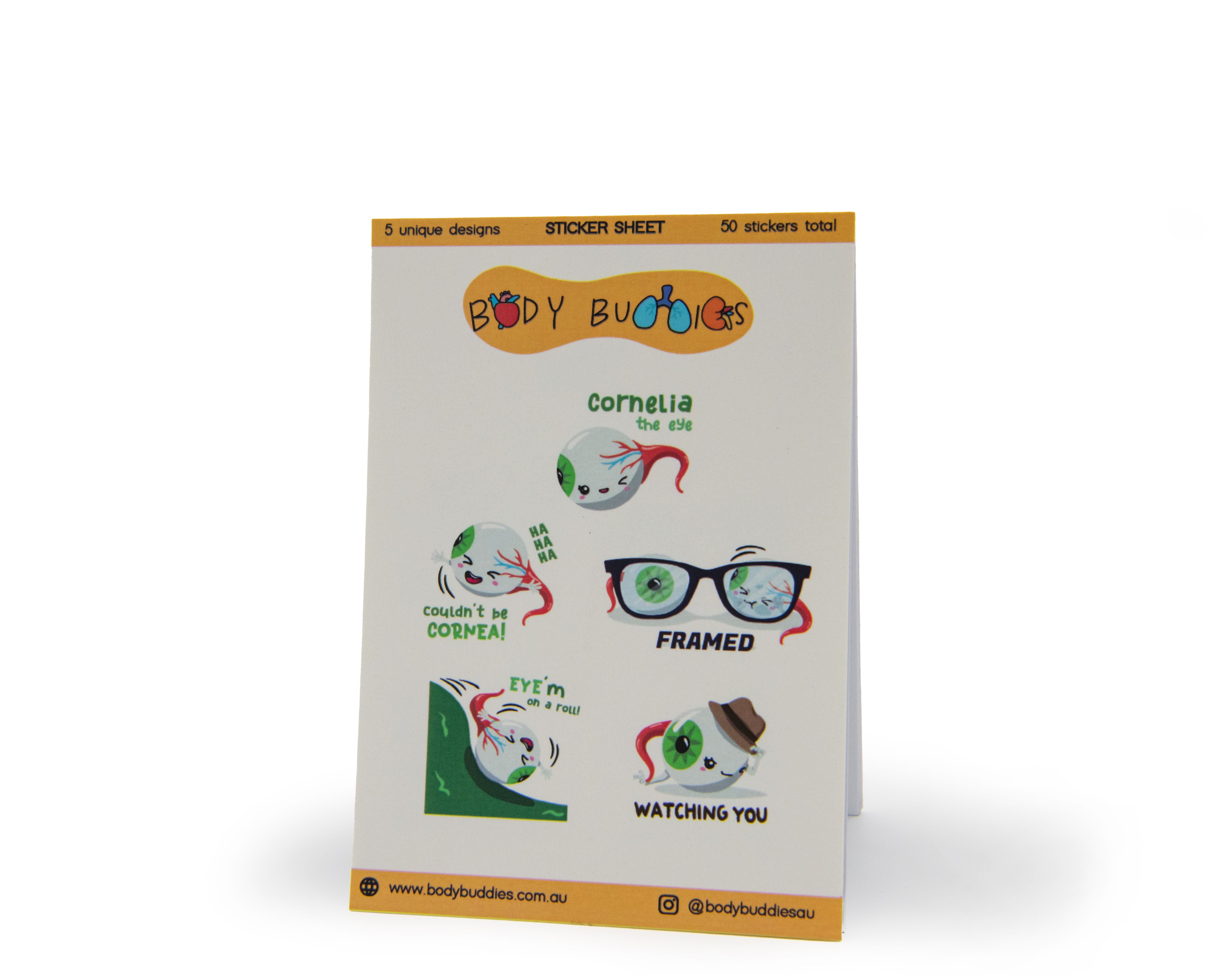 Cornelia the Eye Stickers – Body Buddies Australia