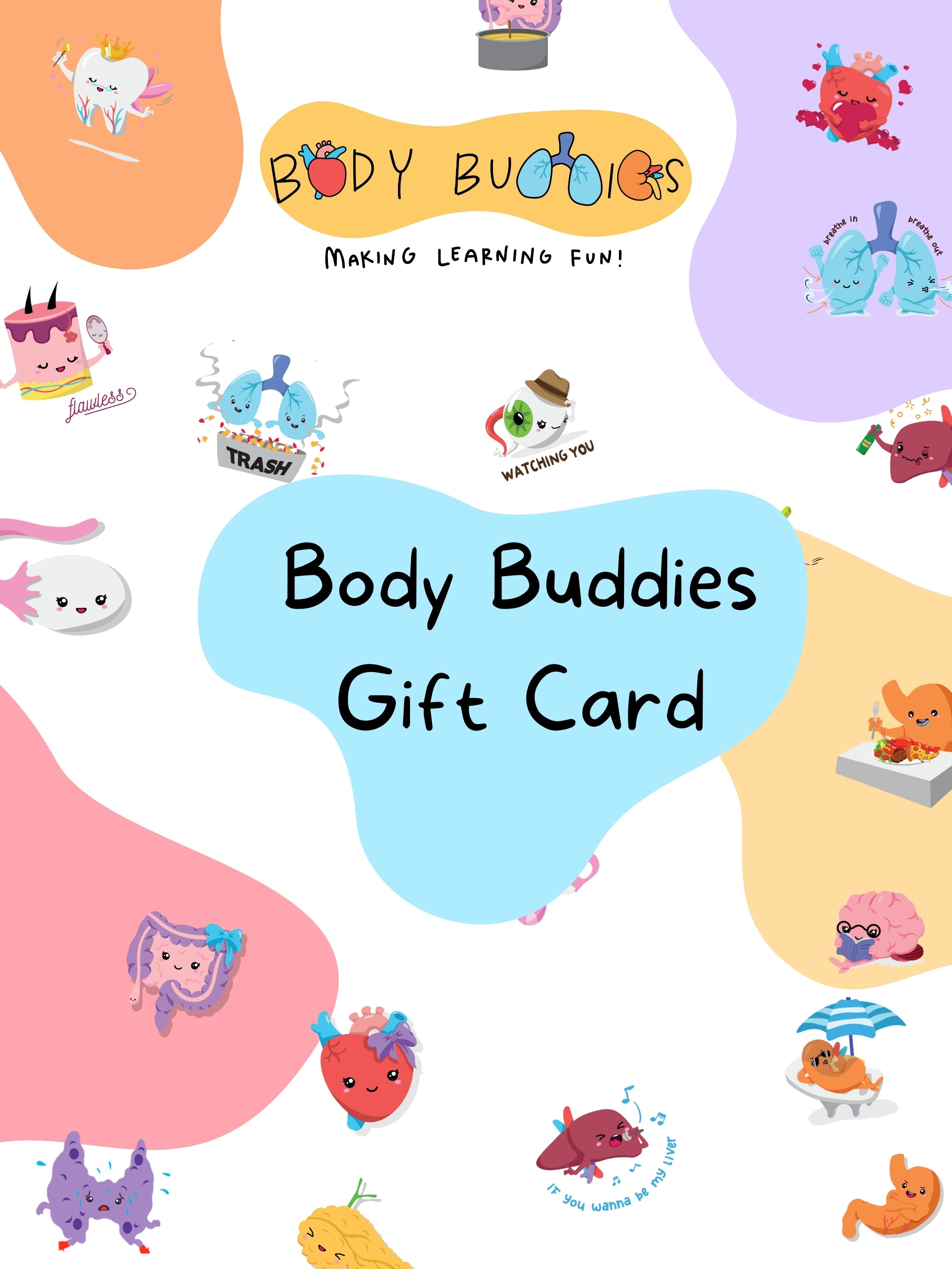 Body Buddies Gift Card – Body Buddies Australia