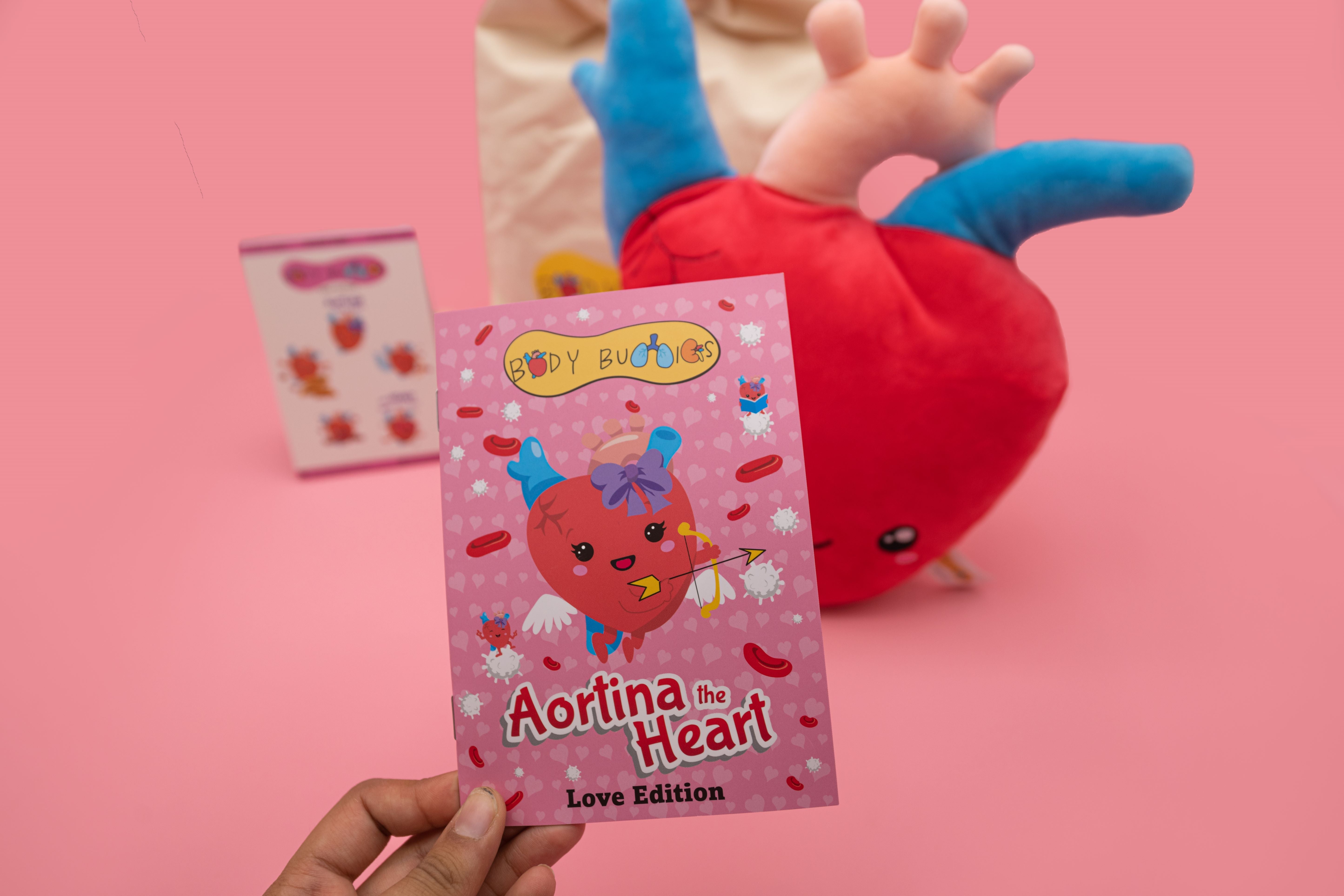 Limited Love Edition: Aortina the Heart Plushie – Body Buddies